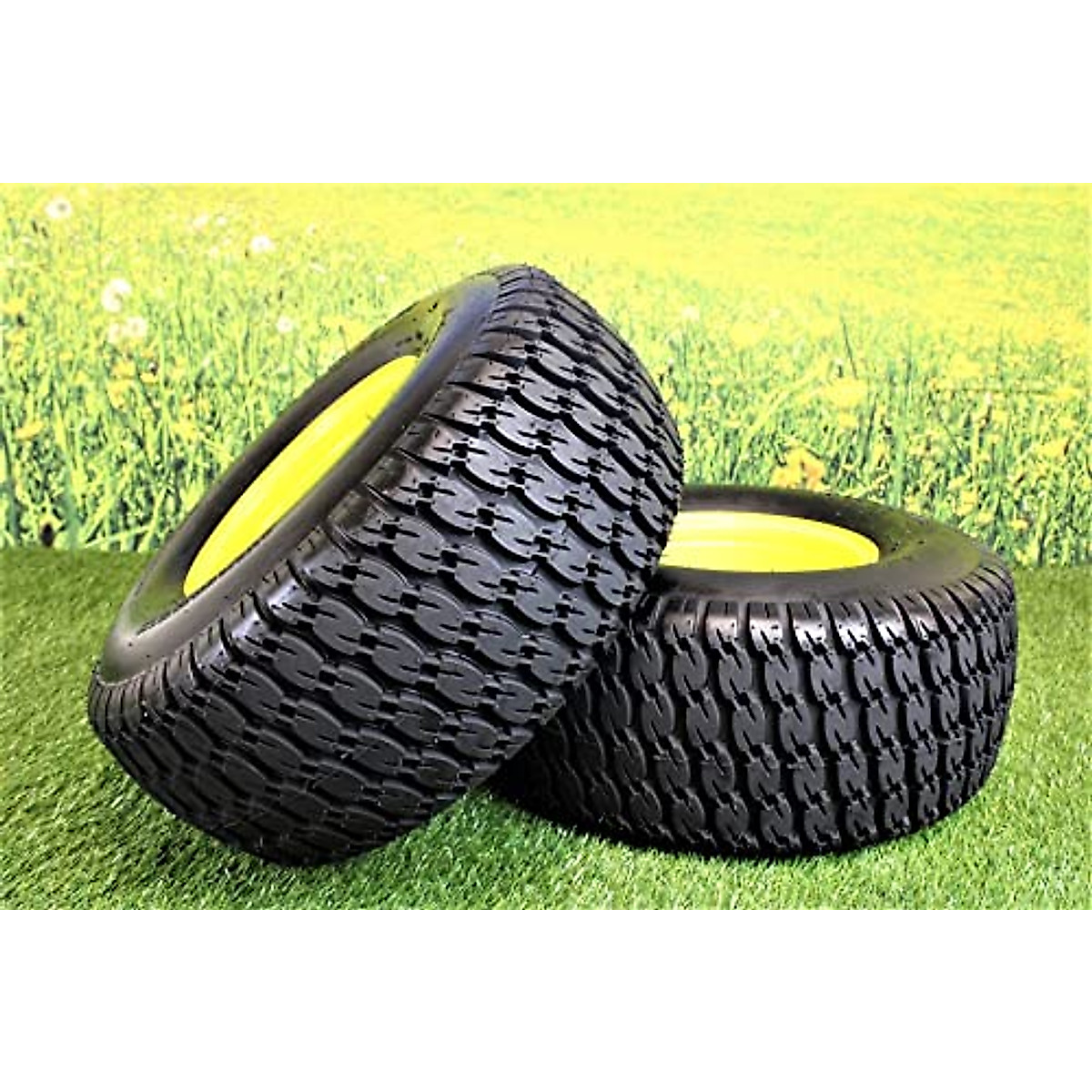 22x9.50-10 Tires & Wheels 4 Ply for Lawn & Garden Mower Turf Tires (Set of 2)