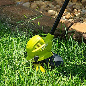 Sun Joe 24V-SB10-LTE 24-Volt IONMAX 10-in. Cordless SharperBlade Stringless Lawn Trimmer, Kit (w/2.0-Ah Battery + Quick Charger)
