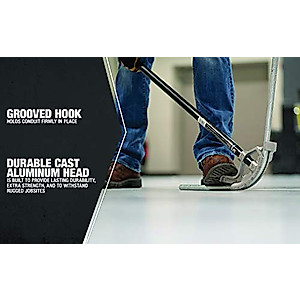 Southwire MCB 1/2-inch Conduit Hand Bender, EMT Aluminum Head with Handle for Stub-Ups, Offsets, Back-to-Back, Saddle Bends