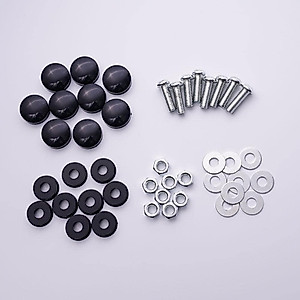 2Pcs Clear Unbreakable License Plate Shields Plate Cover License Shell Protective Modified Transparent License Plate Frames License Plate Frame Carbon Fiber License Plate Frame with Fastening Screws