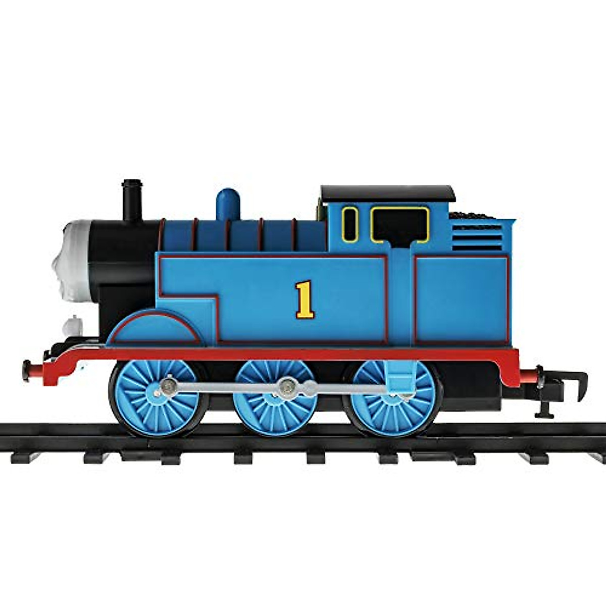 Lionel Battery-Operated Mattel Thomas & Friends Toy Train Set with Locomotive, Train Cars, Track & Remote with Authentic Train Sounds, & Moving Eyes for Kids 4+
