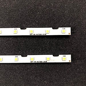 SENHE 2 PCS/Set 38 LED Backlight Strip 49" TV AOT_49_NU7300_NU7100_2X38_3030C_d6t-2d1_19S2P Rev. V4 UE49NU7140 UE49NU7100 Fit for Samsung