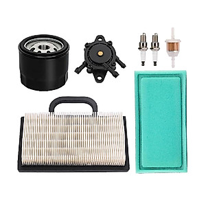 Fremnily 499486 Air Filter LA135 Tune Up Maintenance Service Kit Compatible with John Deere LA120 LA130 LA140 LA150 L120 LA145 D130 D140 Lawn Mower Parts