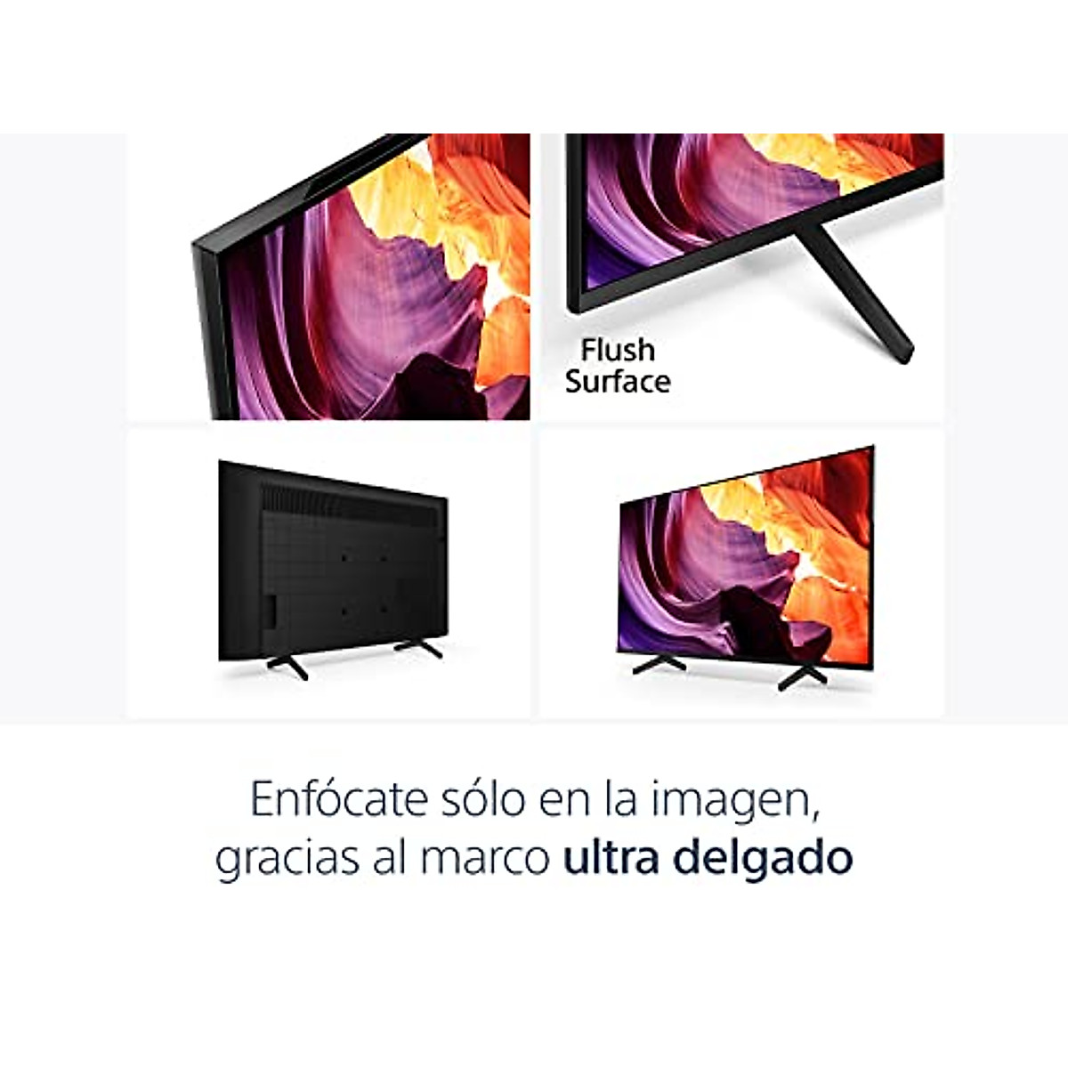 Sony 50 Inch 4K Ultra HD TV X80K Series: LED Smart Google TV with Dolby Vision HDR KD50X80K- 2022 Model (Renewed)