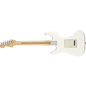 Fender Player Stratocaster HSS Electric Guitar, with 2-Year Warranty, Polar White, Maple Fingerboard
