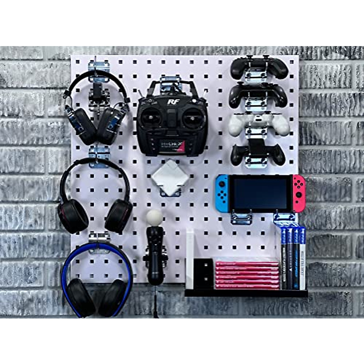 Triton Products LB1-W LocBoard 24x24x9/16-Inch Pegboards, White, 2-Pack