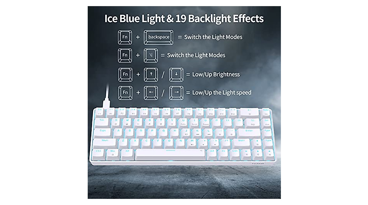 DIERYA T68SE: Compact 60% Gaming Mechanical Keyboard