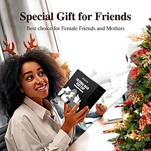 Heated Electric Thermal Steamer Cap for Natural Black Afro Hair - Hot Spa Treatment Hat with Temperature Control for Deep Conditioning at Home - Black