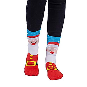 JOYIN 12 Pairs Warm Soft Cotton Christmas Socks Set for Christmas, Holiday or Birthday Gift