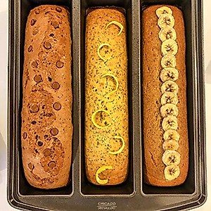 Chicago Metallic - 26783 Chicago Metallic Professional Lasagna Trio Pan, 12 by 16 by 3", Silver