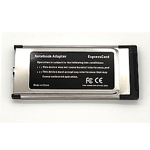 2 Port USB 3.0 to Express Card ExpressCard 34mm Adapter Hidden for Laptop