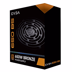 EVGA 220-B5-0650-V1 650 B5, 80 Plus Bronze 650W, Fully Modular, EVGA ECO Mode, 5 Year Warranty, Compact 150mm Size, Power Supply