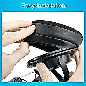 Upgraded M50X Earpads,Cooling Gel Replacement Earpad for Audio-Technica ATH M50X/M40X,HyperX Cloud/Alpha,SteelSeries Arctis,Sony MDR-1ABT/1RBT/1RNC/7506,Turtle Beach Stealth 420X/600 Headphone