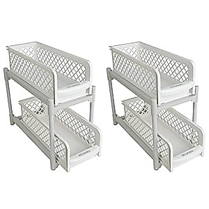 Fox Valley Traders 2-Tier Sliding Shelves, Set of 2