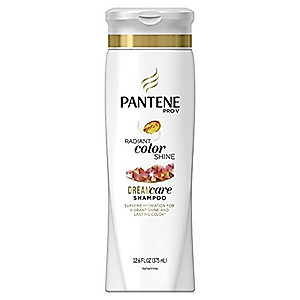 Pantene Pro-V Radiant Color Shine Shampoo (12.6 oz) and Conditioner (12 oz) Set (Packaging May Vary)