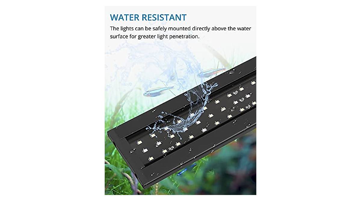 NICREW Full Spectrum LED Planted Aquarium Light w/ Timer