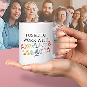 Mugged Off Farewell Gifts I Used to Work with Absolute Legends Mug Funny Retirement Leaving Gifts New Job for Work Boss Leaving Job Gift Colleague Cute Goodbye Gifts
