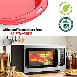 Silicone Omelette Maker,Microwavable Omelet Maker,Nonstick Egg Roll Baking Pan,Quick& Easy Breakfast/Lunch/Dinner Baking Tool,Dishwash Safe