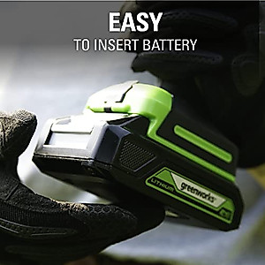 Greenworks 24V Cordless Shear Shrubber, 1.5Ah USB Battery and Charger Included