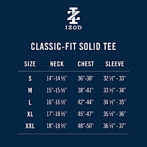 IZOD Men's Saltwater Soft Wash Pocket Crew T-Shirt, Bright White, X-Large