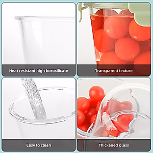 GREATLINK Glass Food Storage Containers with Lids - Glass Meal Prep Containers Reusable, Airtight Food Storage Containers Kitchen Pantry with Lids for Lunch, Bpa Free & Leak Proof