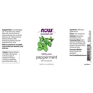 Peppermint Oil 100% Pure & Natural - 4 oz. (Two Pack)