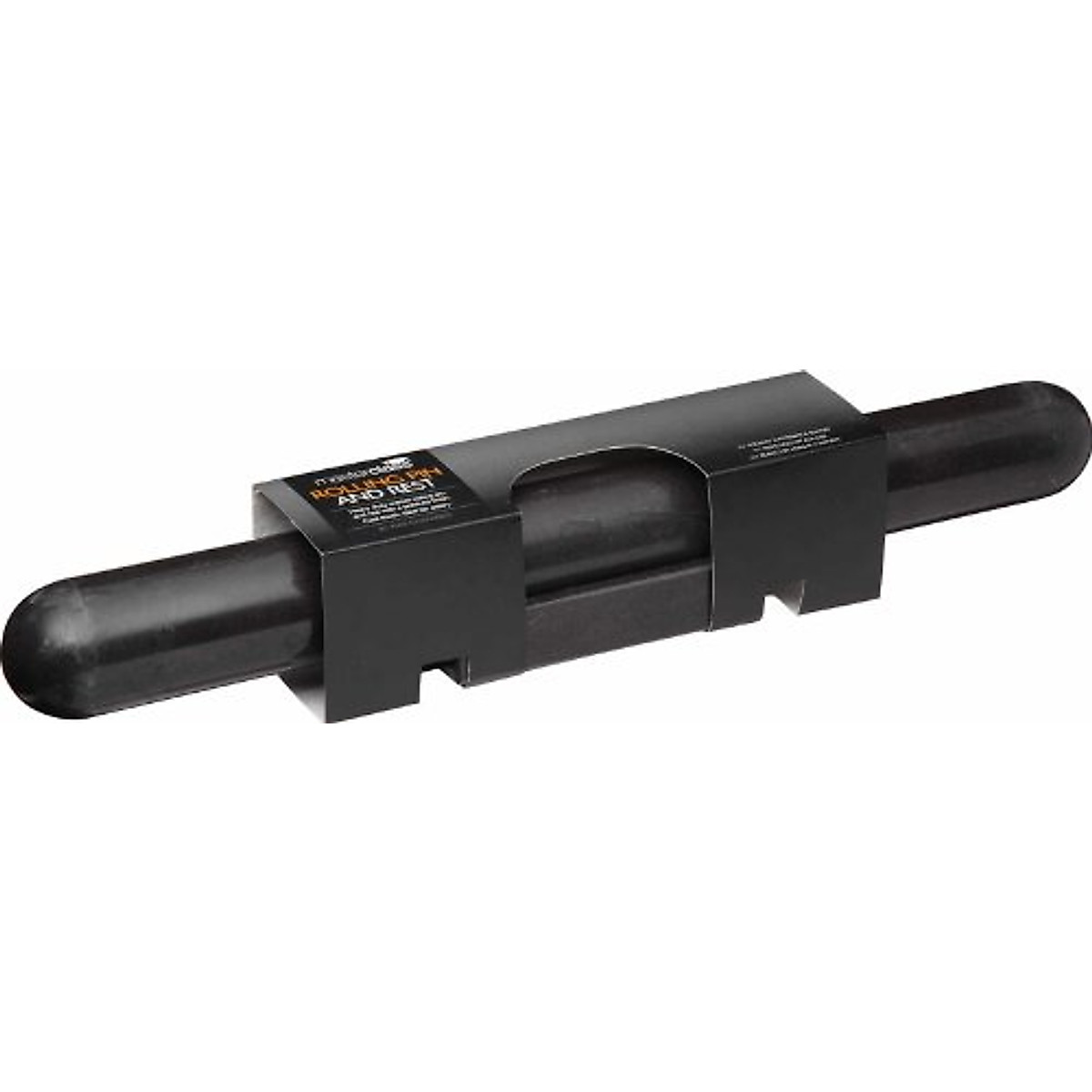 MasterClass Kitchen Craft MCGRANRP Rolling Pin/Stand, Marble, Black, 40 x 12 x 16 cm