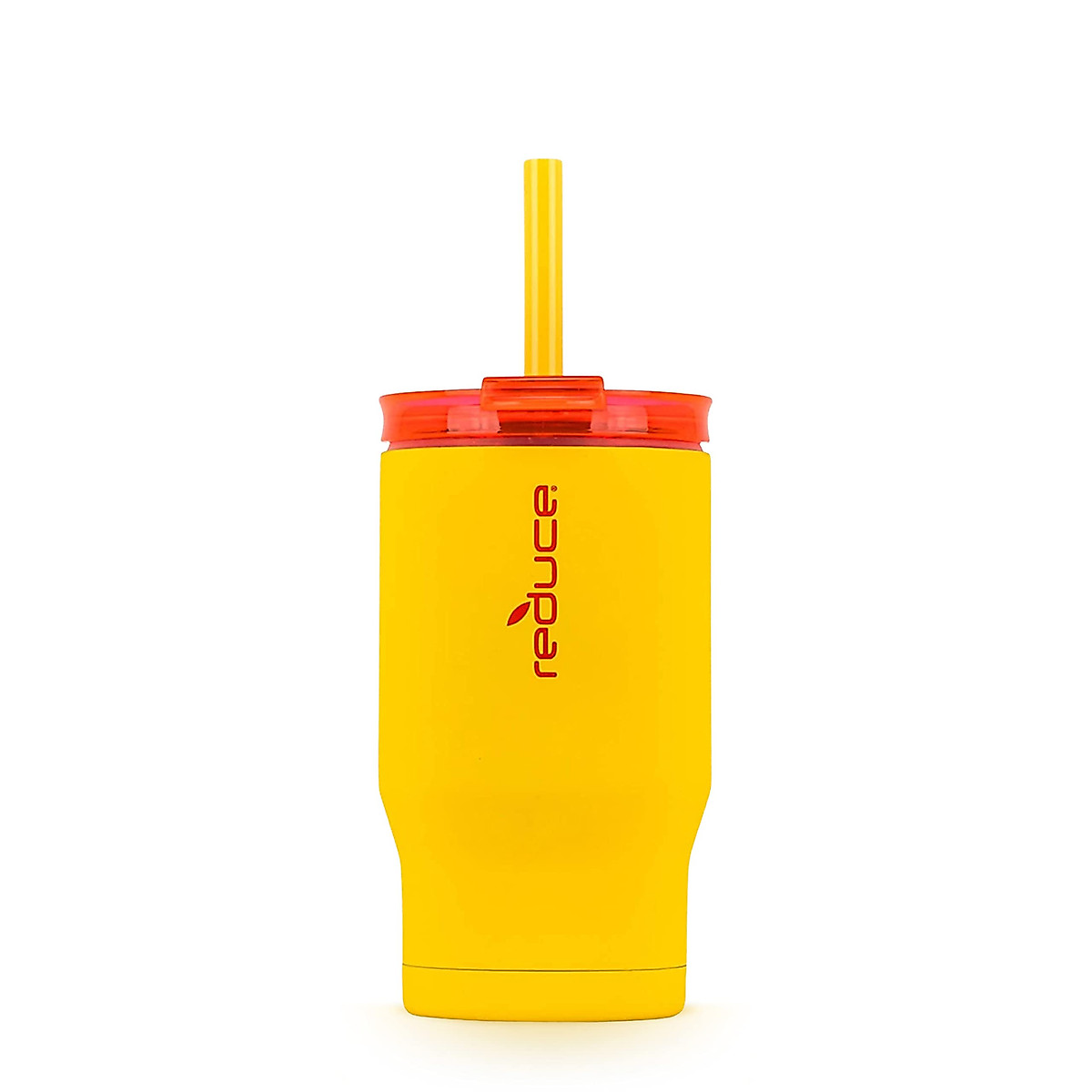 Reduce 14 oz Coldee Tumbler – Reusable Vacuum Insulated Stainless Steel Cup with Straw and Lid – Small and Perfect for Kids – Gripster Finish, Morning Rays