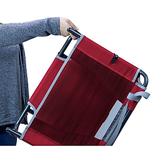 GCI Outdoor Big Comfort Wide Stadium Chair with Adjustable Backrest, Black