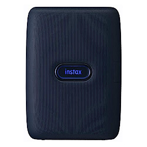 Fujifilm Instax Mini Link Smartphone Printer (Space Blue) + Fuji Instax Mini Film (40 Sheets) - Instax Mini Link Printer Bundle