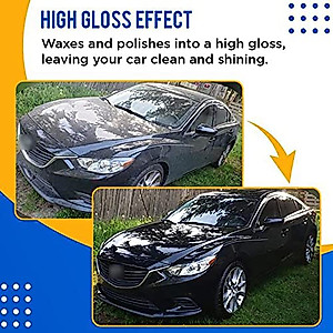 Car Cleaner Spray, Anti Scratch Hydrophobic Polish Nano Coating Agent with Sponge, 9H Super Ceramic Car Coating Hydrophobic Glass Coat for Car Paint Long-Lasting Protection (100ml)