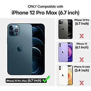 TOCOL 5 in 1 for iPhone 12 Pro Max Case, with 2 Pack Screen Protector + 2 Pack Camera Lens Protector, Liquid Silicone Slim Shockproof Phone Cover [Anti-Scratch] [Drop Protection], Brown
