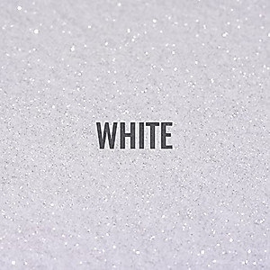 Fine Glitter, YGDZ 140G 4.93OZ White Glitter Powder for Tumblers Resin Crafts, Cosmetic Nail Face Body Painting Hair Glitter, White