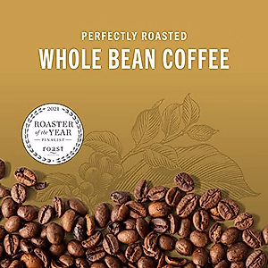 Barrie House French Vanilla Flavored Whole Bean Coffee | 2 lb Bag | 100% Arabica Coffee Beans | Artificially Flavored