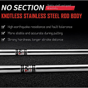 Golf Clubs Left Hand/Right Handed Putter Flex R 950 Steel Shaft Steel Men's Sports Golf Training Aids Golf Putters (Gold,Left Hand)