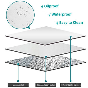 Lyellfe 6 Pack Cooler Bags Insulated, Waterproof Reusable Grocery Shopping Bag with Zipper, Portable Glossy Pink Food Delivery Bag for Take Outs, Picnic