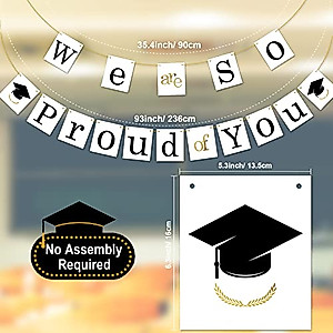 Konsait Graduation Banner Congratulations Graduation Party Decorations College Junior Senior Graduation Decorations Graduation Party Supplies Class of 2023 Banner