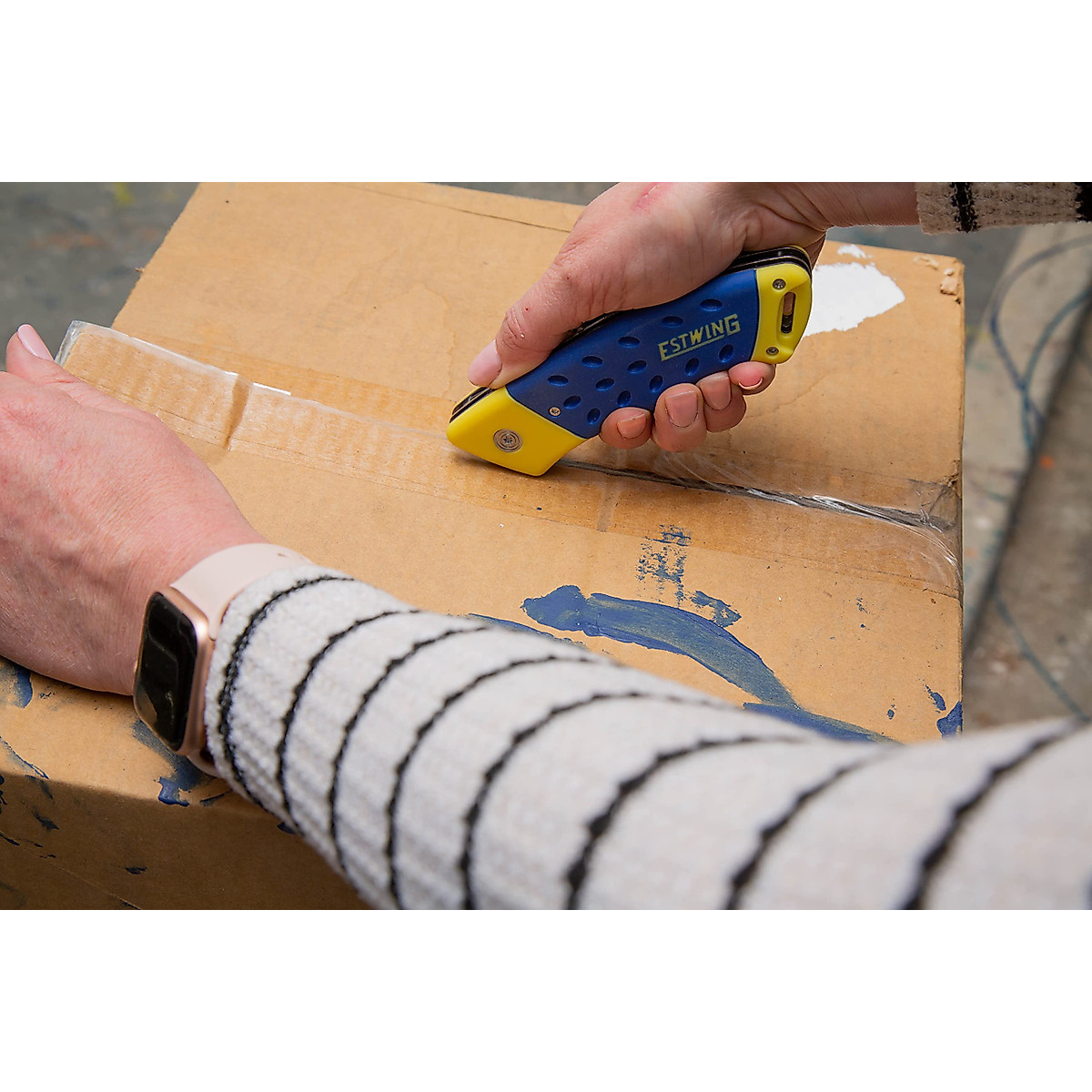 Estwing 2-In-1 Folding Jab Saw with Retractable Utility Knife (42466)