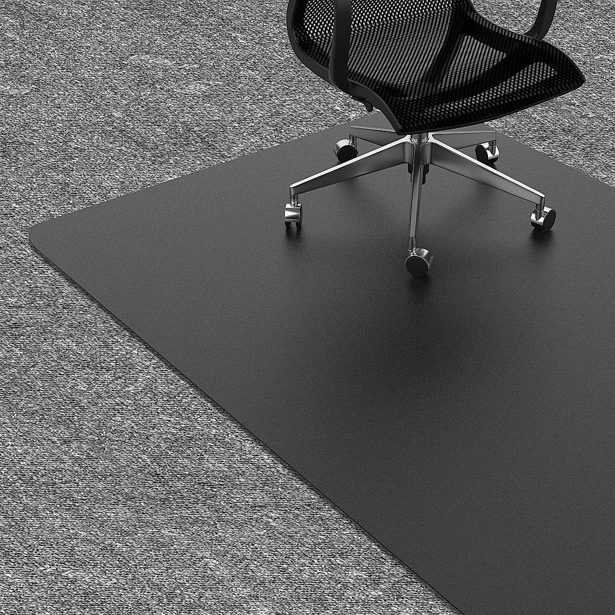 Chair Mat for Carpet, Tough and 1/5" Thick Office Chair Mat, 35" x 45" Anti-Slip Chair Mats for Carpeted or Hard Floors