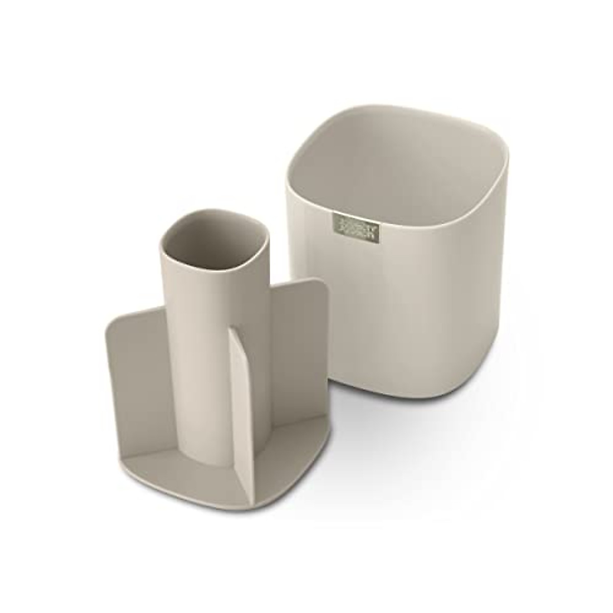 Joseph Joseph Viva - Tiered Makeup Brush Pot Organiser with dividers for brushes, eyeliners, lip pencils, mascara storage