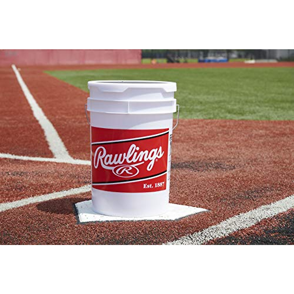 Rawlings | Official League Competition Grade Baseballs | ROLB1X | Game/Practice Use | Youth/14U | Bucket | 24 Count