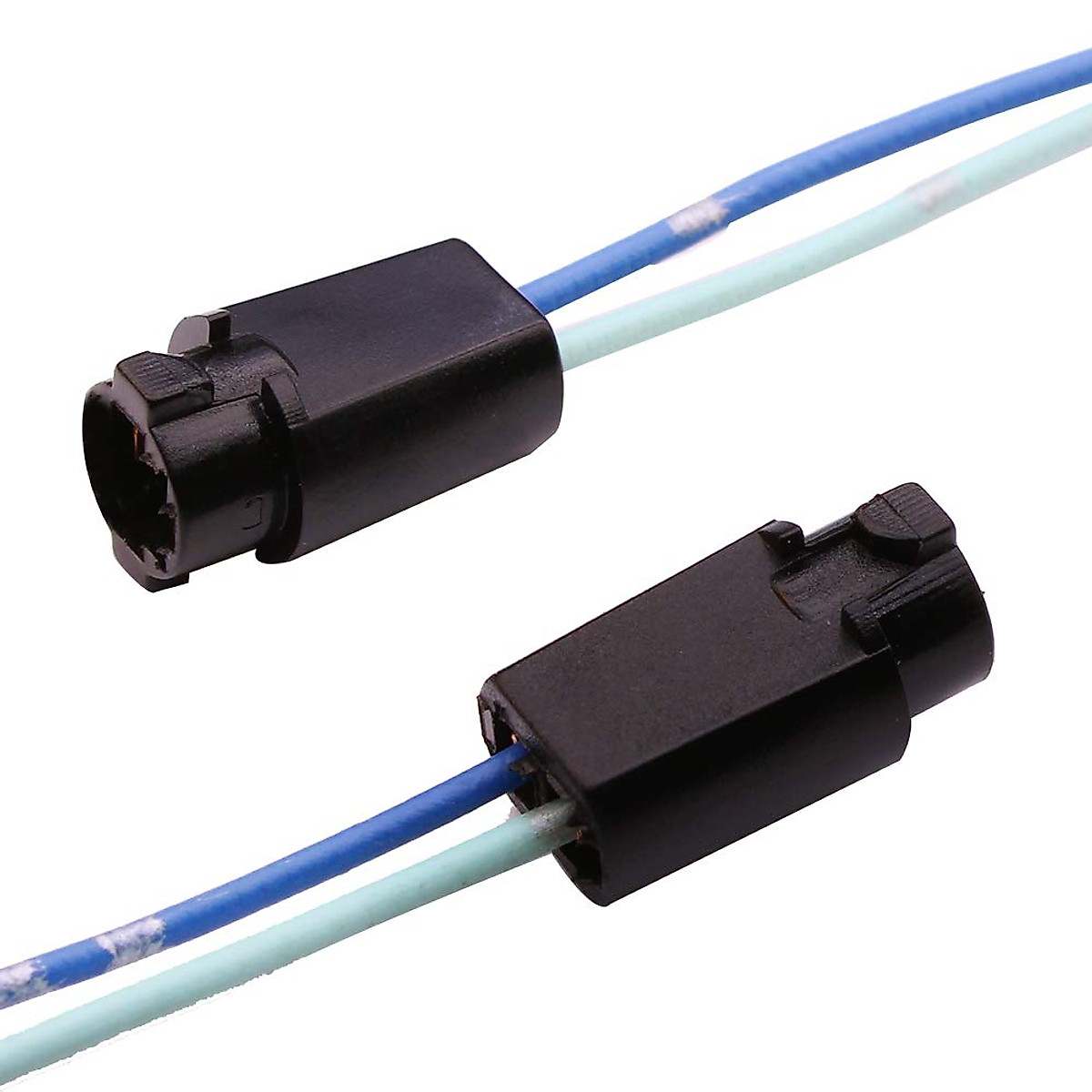 HUIQIAODS 4PCs T5 73 74 Twist Lock Socket for Dashboard Instrument Panel Cluster Plug Lamp Dash Light Bulb Base 4PCS (T5 SOCKET)