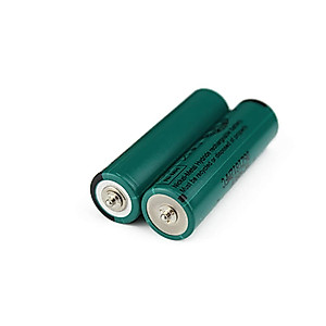 PULADU 2pcs HR-AAUV for Braun Electric Shaver Battery 1.2V Ni-MH Rechargeable Battery