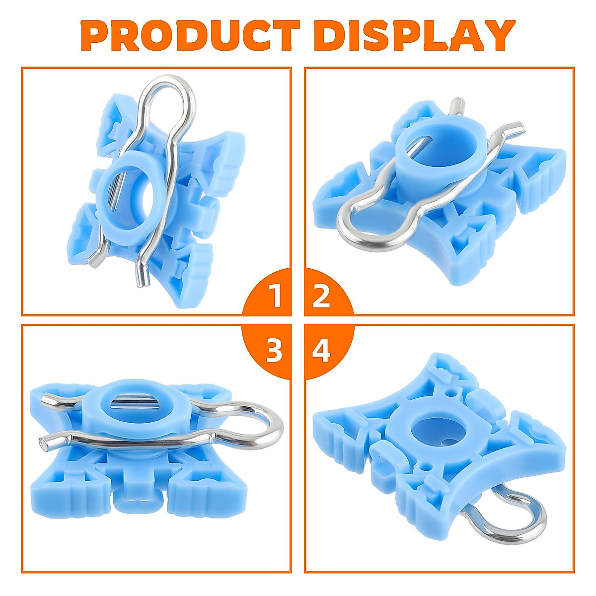 GoaMotors 3509416 Window Regulators Sliding Pivot, 10PCS Sliding Jaw Window Regulator with Clips Fit for Volvo 740 960 S60 S80 S90 XC70 XC90