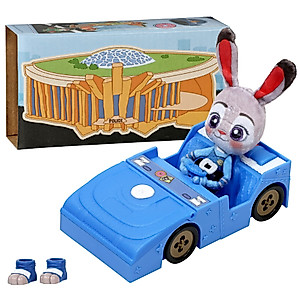 SWEET SEAMS Disney 6" Soft Rag Doll Pack – 1pc Toy | Judy Hopps Doll and Car Playset