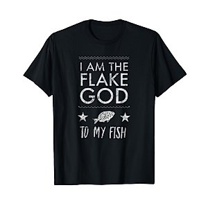 Flake God Aquarium Fish Tank Aquarist Funny Gift T-Shirt