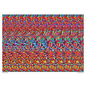 Set of Six 18"x13" Stereogram Posters (Set#2)
