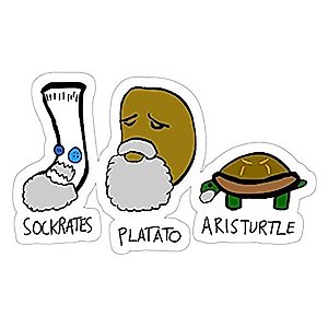 Philostuffers, Philosophy Decal Sticker - Sticker Graphic - Auto, Wall, Laptop, Cell, Truck Sticker for Windows, Cars, Trucks