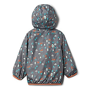 Columbia Baby Mini Pixel Grabber II Wind Jacket, City Grey Vulpine, 0/3