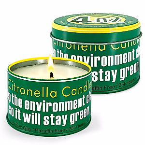 Citronella Candles, Indoor Outdoor Lemongrass Scented Candles, 4 OZ 2 Pack Pure Citronella Oil and Natural Soy Wax Long Lasting Burning Hand Poured Emergency Candles